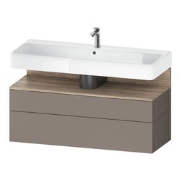 Duravit Waschtischunterschrank Qatego 119x47x59cm, E Ma/Ba m, 1 Kast, m B (QA4396055430010)