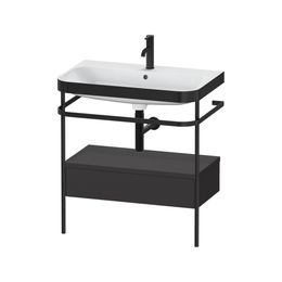 Duravit M&ouml;belwaschtisch-Kombi Happy D.2 Plus 77,5x49cm, 1 HL, gra m, m Konso, 1 Lad (HP4742O8080)