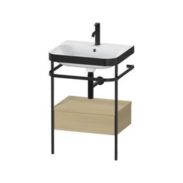 Duravit M&ouml;belwaschtisch-Kombi Happy D.2 Plus 57,5x49cm, 1 HL, Me E, m Konso, 1 Lad (HP4740O7171)