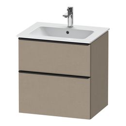 Duravit Waschtischunterschrank D-Neo 61x46,2cm, sw/Leinen, 1 Schubk., 1 Ausz. (DE43610BD750000)