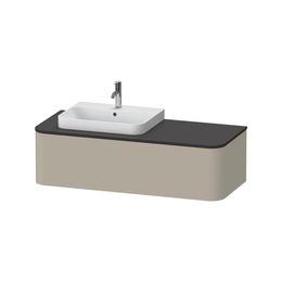 Duravit Waschtischunterschrank Happy D.2 Plus 130x55cm, 1 A, f AWT, B li, Tau s-matt (HP4942L6060)