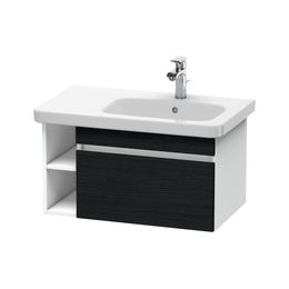 Duravit Waschtischunterschrank DuraStyle 73x44,8cm, B re, Ei sw/we ma, 1 Ausz. (DS639301618)
