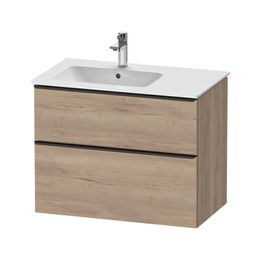 Duravit Waschtischunterschrank D-Neo 81x46,2cm, 1 Kast, B L, sw/Ei marm. (DE43660BD550000)