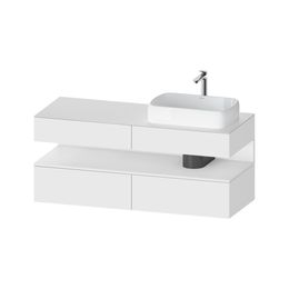 Duravit Waschtischunterschrank Qatego 140x55x60cm, w m, Pl, Beck. re, Nischenb (QA4766018180010)
