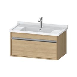 Duravit Waschtischunterschrank Ketho 80x45,5cm, Ei Nat, 1 Auszug, wandh&auml;ngend (KT666403030)