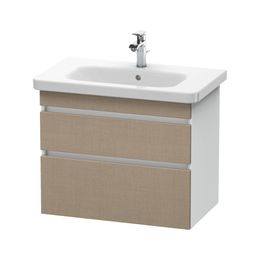 Duravit Waschtischunterschrank DuraStyle 73x44,8cm, lei/we ma, 2 SchKa., wandh&auml;ngend (DS648107518)