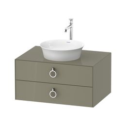 Duravit Waschtischunterschrank White Tulip 80x55cm, st-g g, 2 La m G, 1 Konsolenpl. (WT49900H2H2)