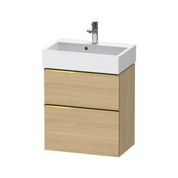 Duravit Waschtischunterschrank D-Neo Compact 58,4x37,2xcm, 1 Kast, 1 A, g pol/Ei Nat (DE4329034300000)