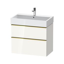 Duravit Waschtischunterschrank D-Neo 78,4x44,2cm, g pol/w g, 1 Kast, 1 Ausz. (DE4373034220000)