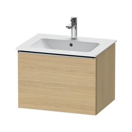 Duravit Waschtischunterschrank D-Neo 61x46,2cm, ES geb/Ei Nat, 1 Ausz., wandh&auml;ngend (DE4261070300000)