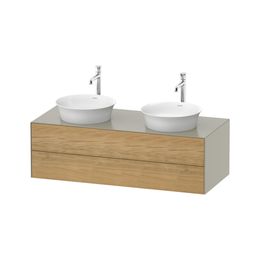 Duravit Waschtischunterschrank White Tulip 130x55cm, 2 La, E Nat tau m, k Ein/m Be (WT4988BH5600010)