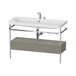 Duravit M&ouml;belwaschtisch-Kombi Happy D.2 Plus 117,5x49cm, m Kons, 1 Lad, 2 HL, st-g m (HP4844E92920000)