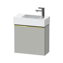 Duravit Waschtischunterschrank D-Neo 48,4x22,2x44cm, 1 T&uuml;r, An L, g pol/gr ma (DE4219L34070000)