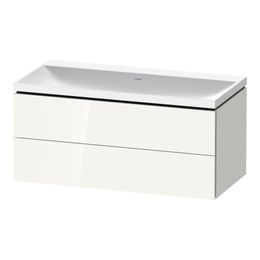 Duravit M&ouml;bel-Set L-Cube 100x48x48cm, o Hahnl., we. hgl, 2 Schub. (LC6952N22220000)
