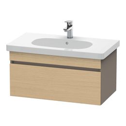 Duravit Waschtischunterschrank DuraStyle 80x45,3cm, Ei nat/b ma, 1 Ausz., wandh&auml;ngend (DS638403043)