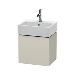 Duravit Waschtischunterschrank L-Cube 43,4x34,1x40cm, wandh&auml;ngend, T&uuml;r re, Tau matt (LC6245R9191)
