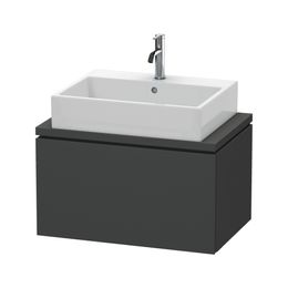 Duravit Waschtischunterschrank Compact L-Cube 72x47,7cm, graph ma, f Konsole, 1 Auszug (LC580104949)