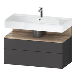 Duravit Waschtischunterschrank Qatego 99x47x59cm, E Ma/Gra m, 1 Kast, 1 Ausz. (QA4395055490000)