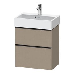 Duravit Waschtischunterschrank D-Neo Compact 58,4x37,2xcm, 1 Kast, 1 A, sw/Leinen (DE43290BD750000)