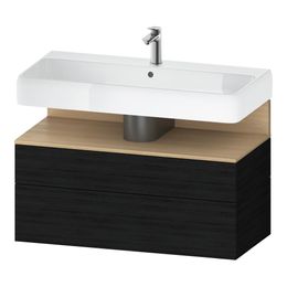 Duravit Waschtischunterschrank Qatego 99x47x59cm, E Na/E s, 1 Kast, m Nischenb (QA4395030160010)