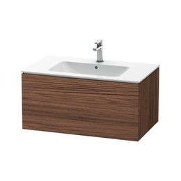 Duravit Waschtischunterschrank L-Cube 82x48,1cm, Nussb dkl., 1 Ausz., wandh&auml;ngend (LC614102121)