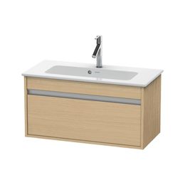 Duravit Waschtischunterschrank Ketho Compact 80x38,5cm, Ei Nat, 1 Auszug, wandh&auml;ngend (KT642303030)