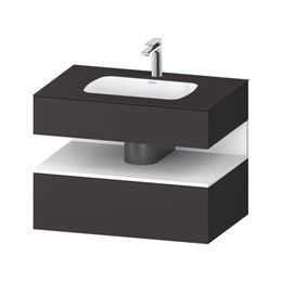 Duravit Einbauwaschtisch-M&ouml;bel-Set Qatego 80x55x60cm, w m/Gr m, Kon-WTU, Nischenb (QA4785018800010)