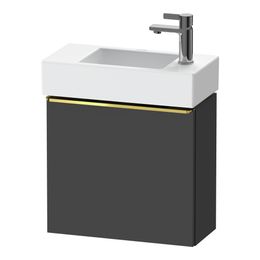 Duravit Waschtischunterschrank D-Neo 48,4x22,2x44cm, 1 T&uuml;r, An L, g pol/gra m (DE4219L34490000)