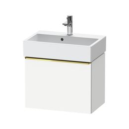Duravit Waschtischunterschrank D-Neo Compact 58,4x37,2x44cm, 1 A, wd, gol pol/wei&szlig; ma (DE4229034180000)