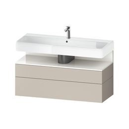 Duravit Waschtischunterschrank Qatego 119x47x59cm, w g/tau m, 1 Kast, 1 Ausz. (QA4396022910000)