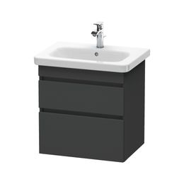 Duravit Waschtischunterschrank DuraStyle 58x44,8cm, graph ma, 2 SchKa., wandh&auml;ngend (DS648004949)
