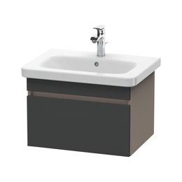 Duravit Waschtischunterschrank DuraStyle 58x44,8cm, gra m/bas ma, 1 Ausz., wandh&auml;ngend (DS638004943)