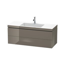 Duravit Waschtischunterschrank c-bonded L-Cube 120x48cm, 1 HL, f G hgl, 2 Schub., wandh&auml;ngend (LC6929O8989)