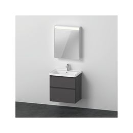 Duravit M&ouml;bel-Set D-Neo 650mm, Anschlag links, Graphit Matt (DE0115L4949)