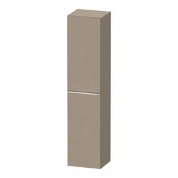 Duravit Hochschrank D-Neo 40x36cm, 1 T&uuml;r, 5 B&ouml;, An re, chr/Leinen (DE1328R10750000)