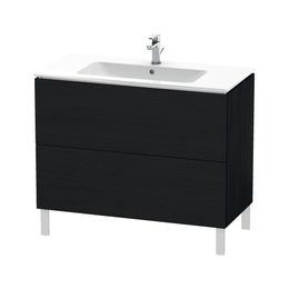 Duravit Waschtischunterschrank L-Cube 102x48,1cm, Ei sw, 2 Ausz&uuml;ge, stehend (LC662701616)