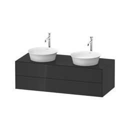 Duravit Waschtischunterschrank White Tulip 130x55cm, 2 La, gra g, k Ein/m Be (WT4988BH1H10010)