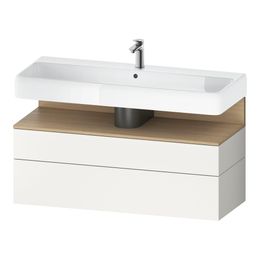 Duravit Waschtischunterschrank Qatego 119x47x59cm, E na/we m, 1 Kast, 1 Ausz. (QA4396030840000)