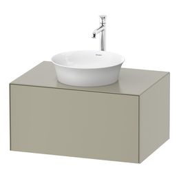Duravit Waschtischunterschrank o. ES White Tulip 75,1x35x 41cm, boden, Taupe Seidenmatt (WT4975060600010)