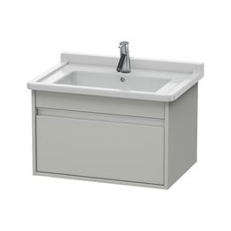 Duravit Waschtischunterschrank Ketho 65x45,5cm, betongr ma, 1 Ausz., wandh&auml;ngend (KT666300707)