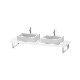 Duravit Konsole L-Cube 80-200x55cm, 2 A., St&auml;r 4.5cm, we. hgl (LC103C08585)