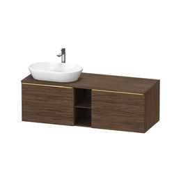 Duravit Waschtischunterschrank D-Neo 140x55cm, 2 A, 1 Pl, B L, g pol/Nu dkl. (DE4950L34210000)