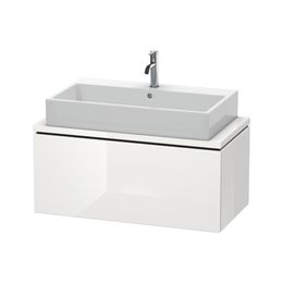 Duravit Waschtischunterschrank Compact L-Cube 92x47,7cm, we. hgl, f Konsole, 1 Auszug (LC580308585)