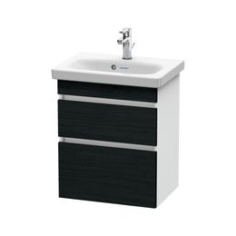 Duravit Waschtischunterschrank Com DuraStyle 50x36,8cm, Ei sw/we ma, 2 SchKa., wandh&auml;ngend (DS640301618)