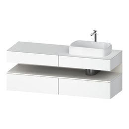 Duravit Waschtischunterschrank Qatego 160x55x60cm, w m/we m, Pl, Beck. re (QA4778084180000)