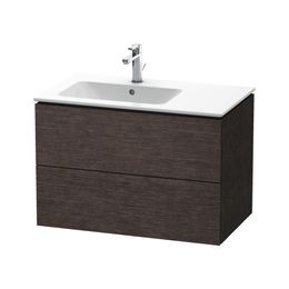 Duravit Waschtischunterschrank L-Cube 82x48,1x55cm, 2 SBK, B li, Ei dkl. geb. (LC629107272)