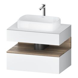 Duravit Waschtischunterschrank Qatego 80x55x60cm, E Ma/w m, Pl, Nischenb (QA4730055180010)