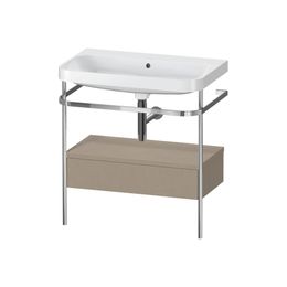 Duravit M&ouml;belwaschtisch-Kombi Happy D.2 Plus 77,5x49cm, o HL, lei, m Kons, 1 Lad (HP4842N7575)