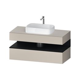 Duravit Waschtischunterschrank Qatego 120x55x60cm, E sw/tau m, Pl, 1 Kast (QA4732016910000)