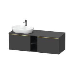 Duravit Waschtischunterschrank D-Neo 140x55cm, 2 A, 1 Pl, B L, g pol/gra ma (DE4950L34490000)